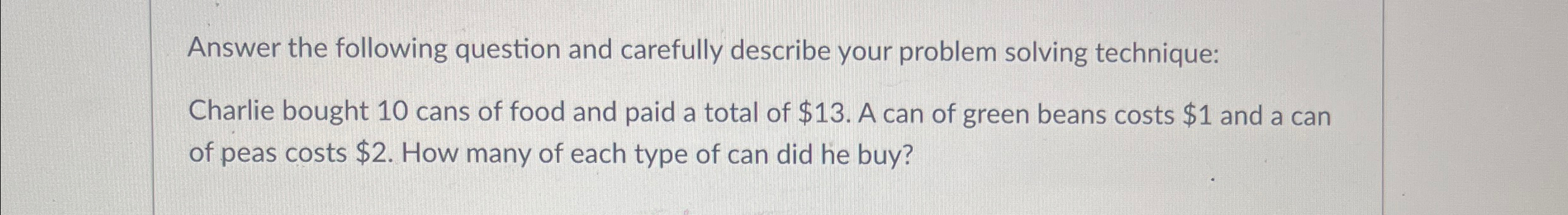 Solved Answer the following question and carefully describe | Chegg.com