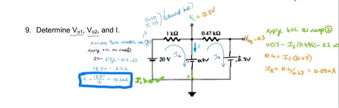 Solved how to solve diodes question with assuming part | Chegg.com