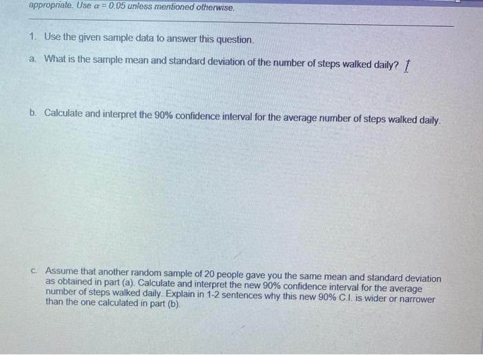 Solved use alpha =0.05 ans ahow your calculations for b and | Chegg.com