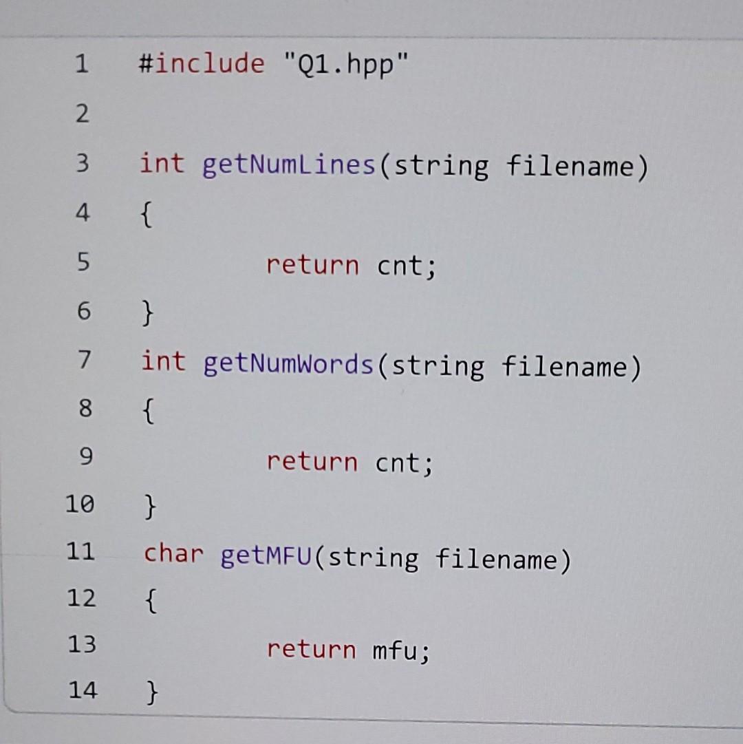 Solved Make a program that counts the number of lines and | Chegg.com