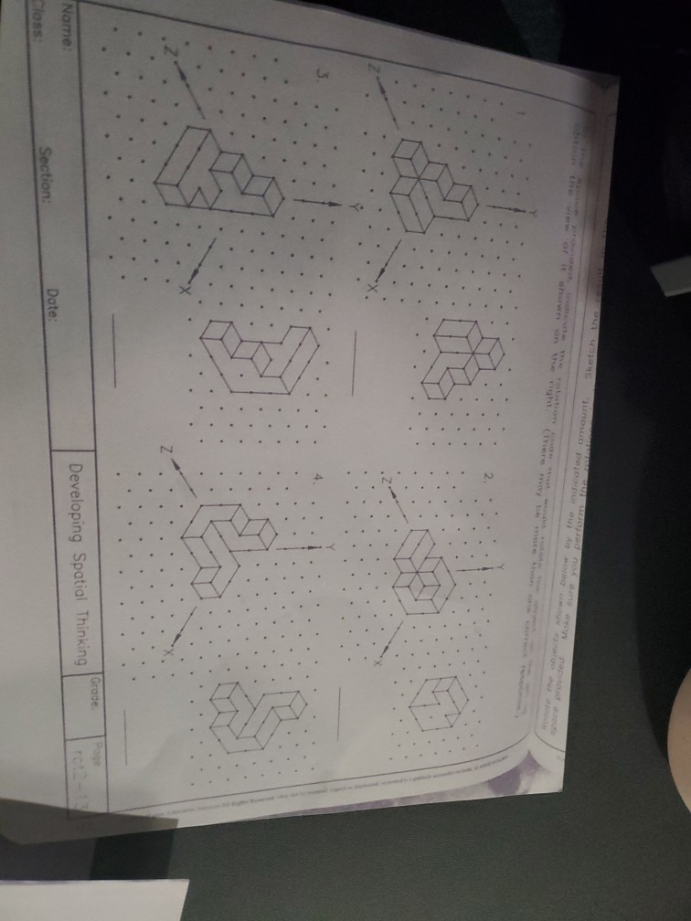 Solved Developing Spatial Thinking Date Section | Chegg.com