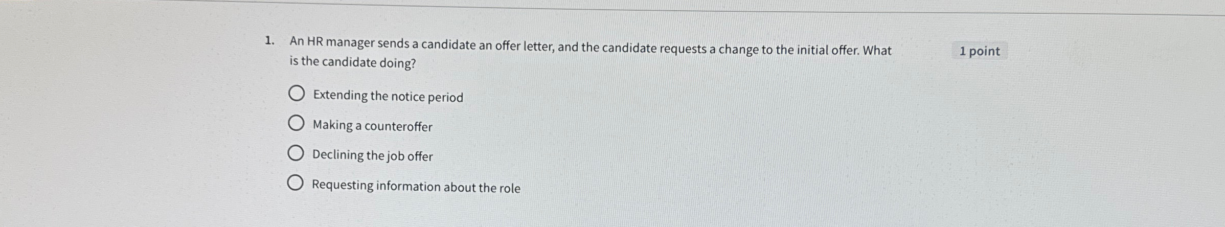Solved An HR manager sends a candidate an offer letter, and | Chegg.com