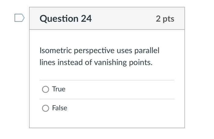 Solved Isometric perspective uses parallel lines instead of | Chegg.com