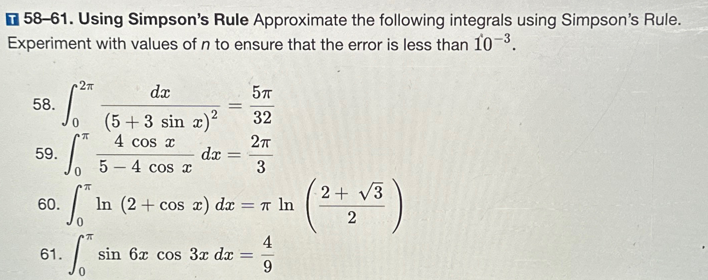 Solved I need question #61 ﻿only please 58-61. ﻿Using | Chegg.com