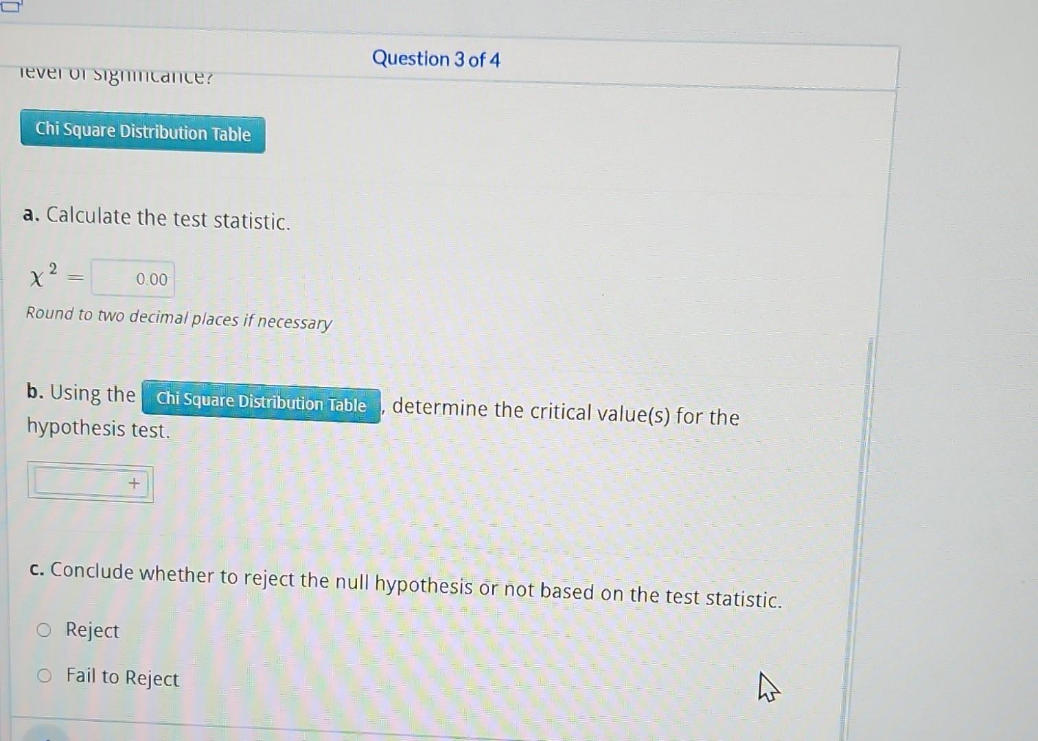 Solved Use the Chi Square Distribution Table to find the | Chegg.com