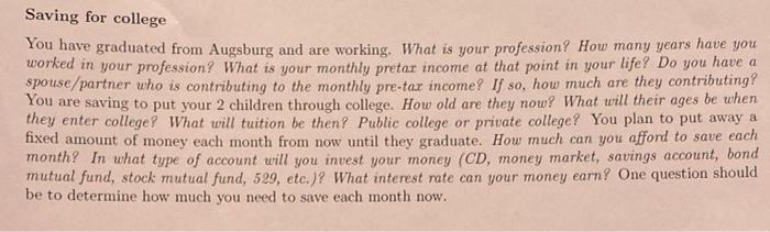 Solved Need help creating my own problem. Need to specify | Chegg.com