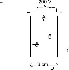 Solved This diagram shows two parallel metal plates which | Chegg.com