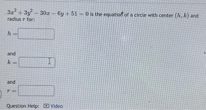 Solved Find the standard form for the equation of a circle | Chegg.com