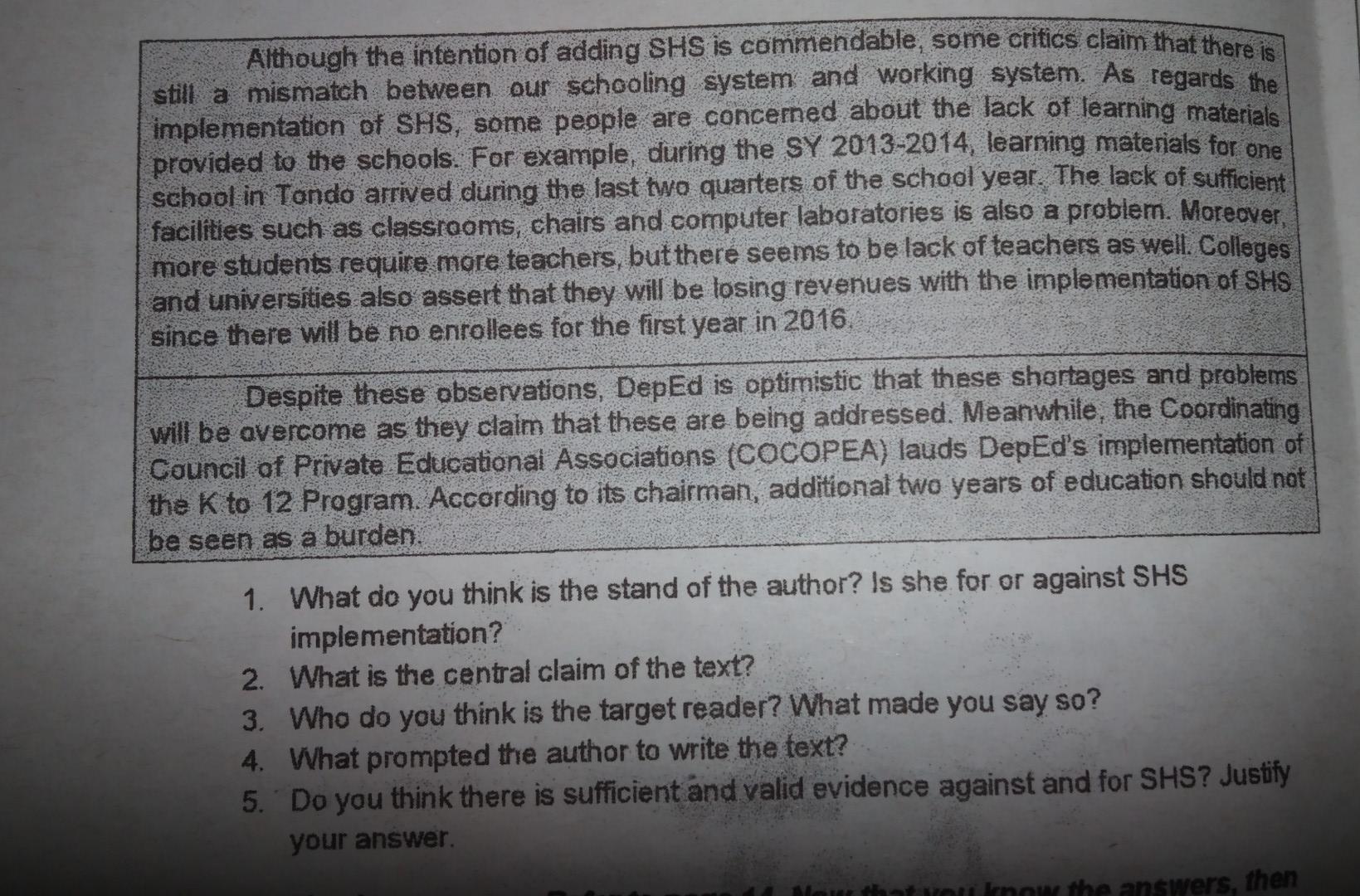 Solved Read the paragraph and answer the questions that | Chegg.com Solved Read the paragraph and answer the questions that | Chegg.com