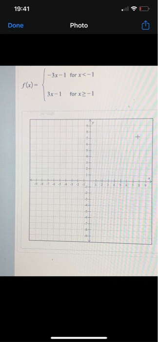 Solved 19:41 Done Photo - 3x - 1 for x
