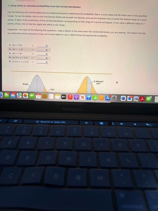 Solved 7. Using tabtet to calculate probabilities from the | Chegg.com