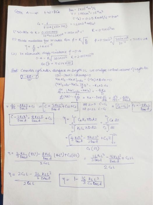 Solved To find Co why we didn't use R=0,082 instead of | Chegg.com
