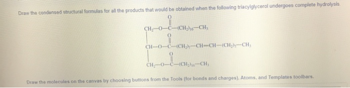 Solved Draw the condensed structural formulas for all the | Chegg.com
