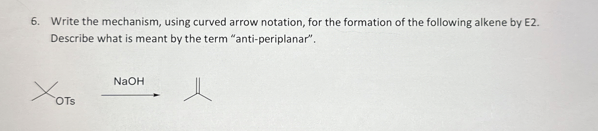 Solved Write the mechanism, using curved arrow notation, for | Chegg.com