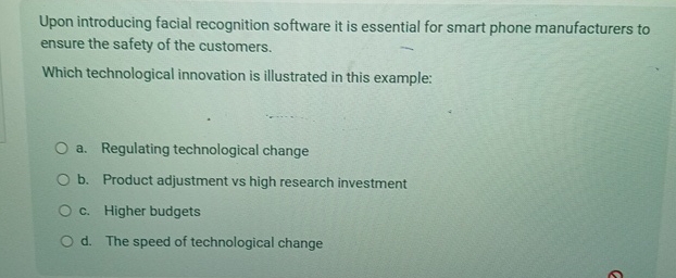 Solved Upon introducing facial recognition software it is | Chegg.com