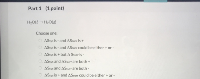 Solved 18 Question (4 points) What, if anything, can you | Chegg.com
