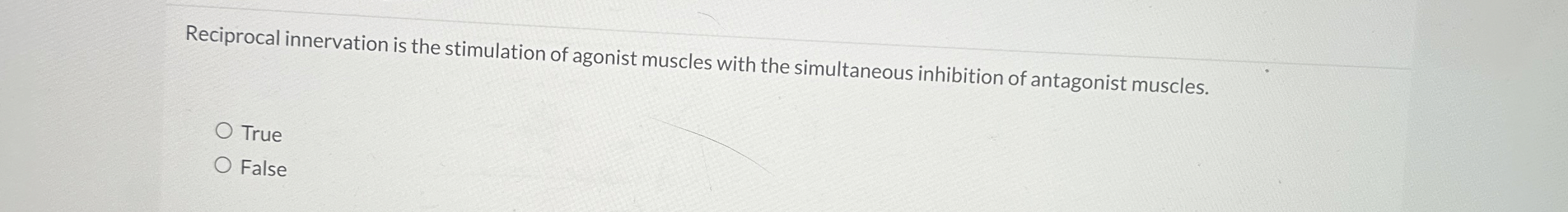 High Quality SOLUTION Reciprocal innervation is the stimulation of ...