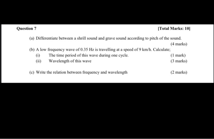 Solved Question 7 [Total Marks: 10 (a) Differentiate between | Chegg.com