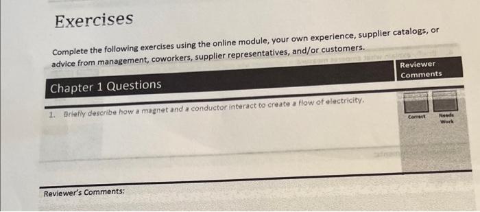 Solved Exercises Complete the following exercises using the | Chegg.com