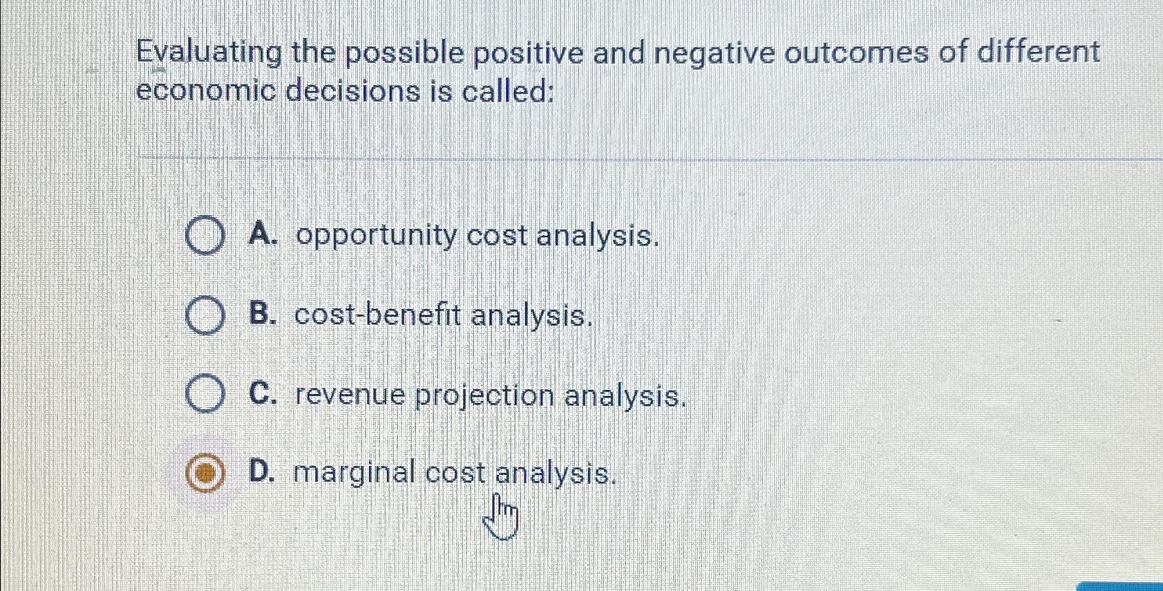 Solved Evaluating the possible positive and negative | Chegg.com