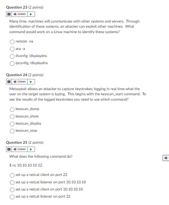Solved Question 23 (2 ﻿points)Many time, machines will | Chegg.com