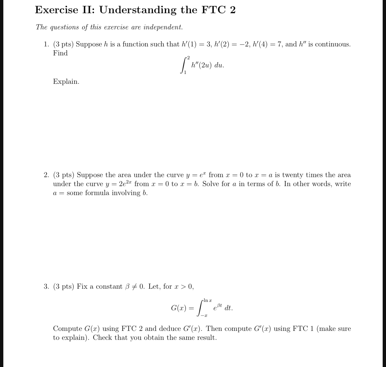 Solved Exercise II: Understanding the FTC 2The questions of | Chegg.com