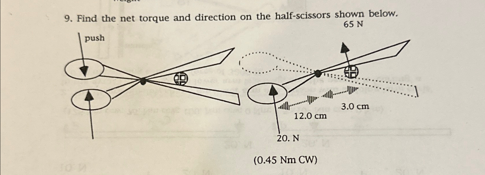 Solved Find the net torque and direction on the | Chegg.com