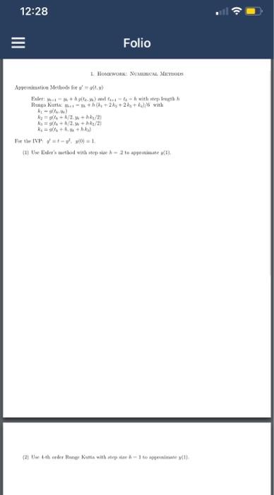 Solved (3) Solve the approximate value using Matlab using | Chegg.com