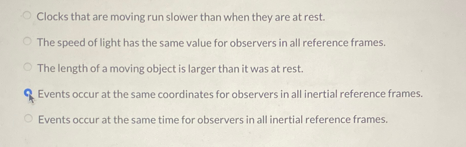 Solved Clocks that are moving run slower than when they are | Chegg.com