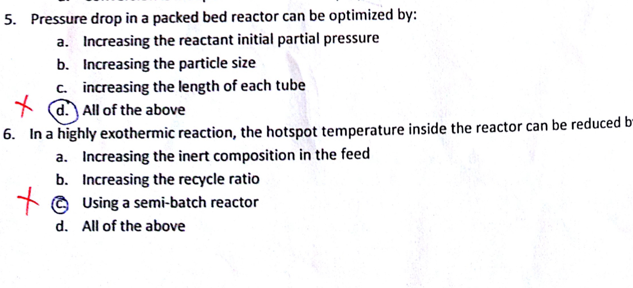 Solved Pressure drop in a packed bed reactor can be | Chegg.com