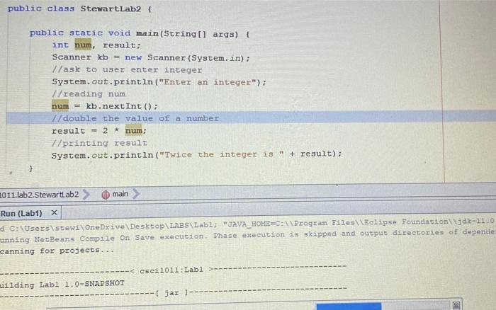 Solved what does it mean when your using Netbeans, and for | Chegg.com