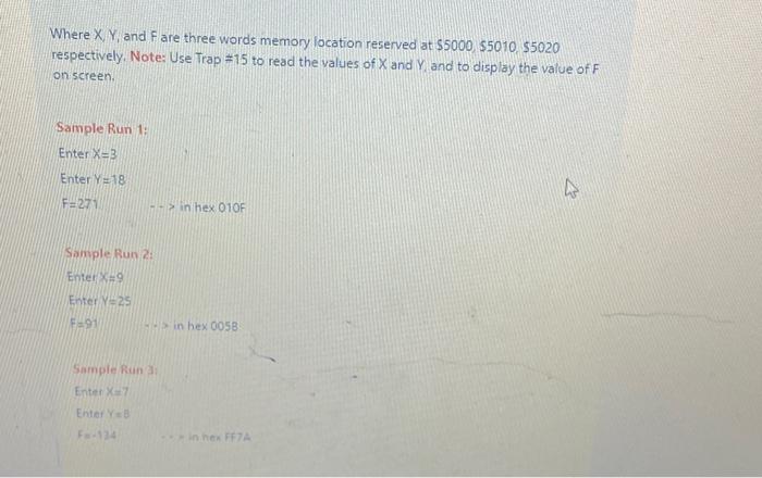 Solved F=5X3+7Y+10 Else if (y>=13) Then F=−X+4Y; Else | Chegg.com