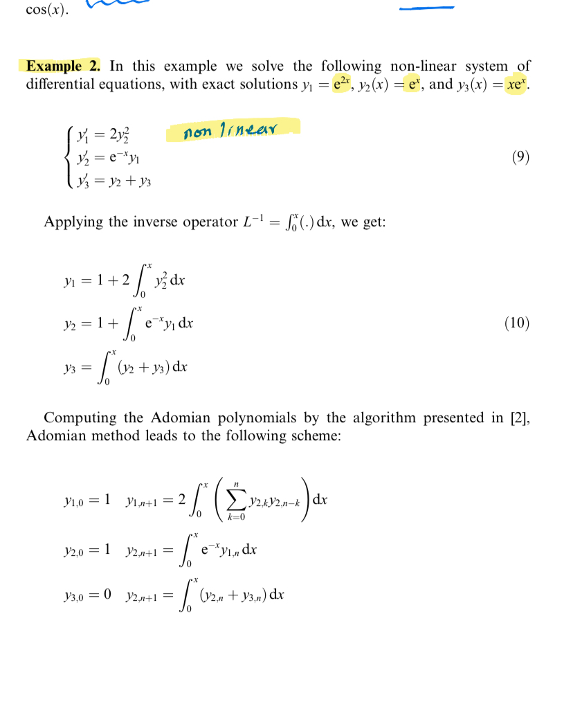 Solved I need solve this system with adomain method step by | Chegg.com