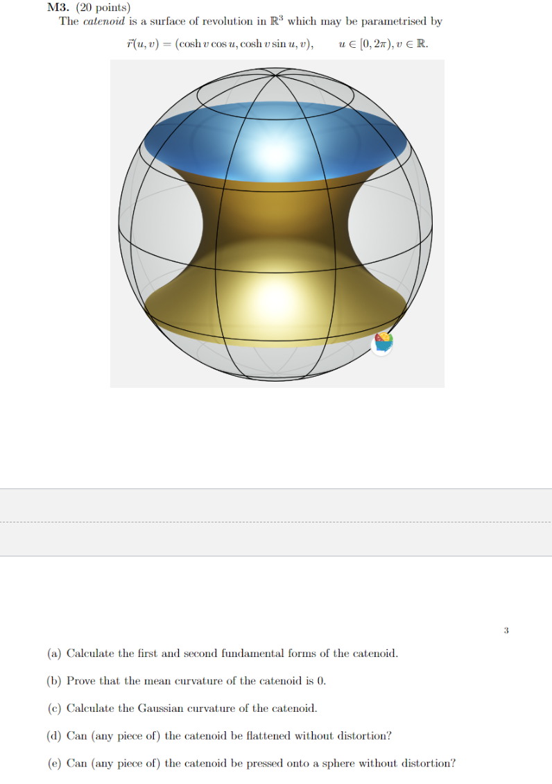 Solved (a) ﻿Calculate the first and second fundamental forms | Chegg.com