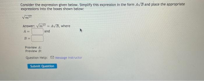 Solved Consider the expression given below. Simplify this | Chegg.com