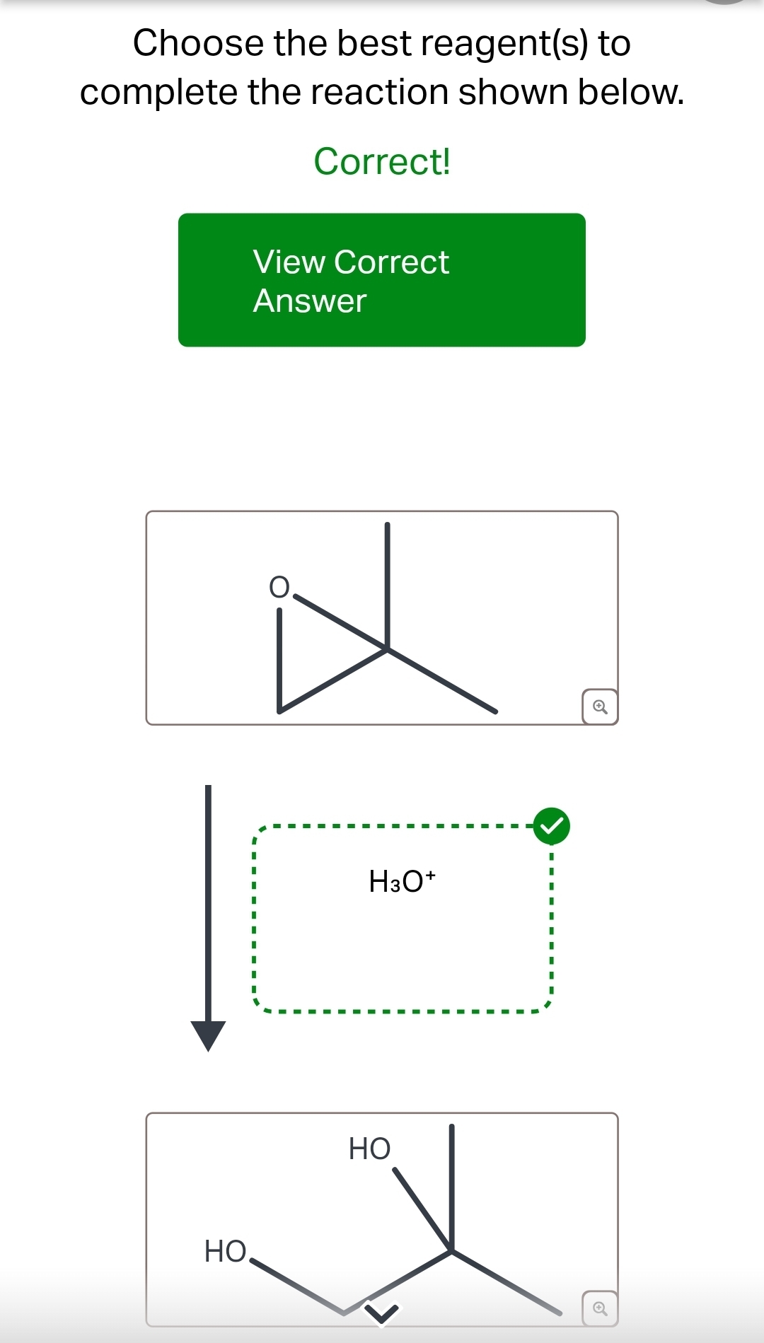 Solved Choose the best reagent(s) ﻿to complete the reaction | Chegg.com