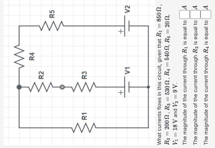 Solved What currents flows in this circuit, given that | Chegg.com