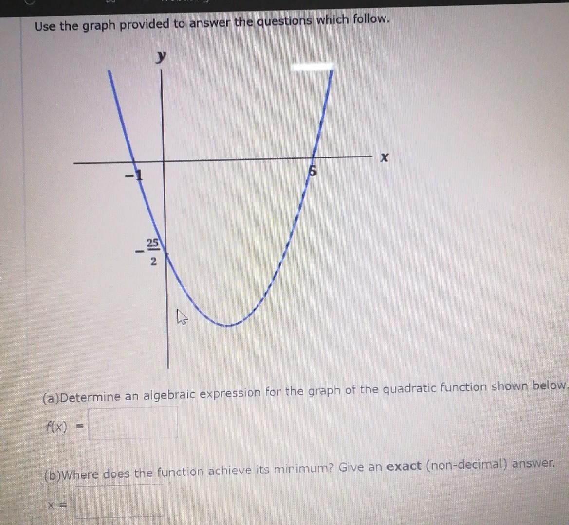Solved Use the graph provided to answer the questions which | Chegg.com