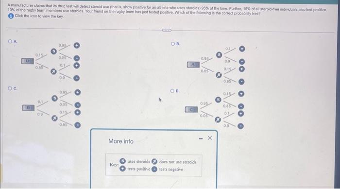 Solved A manudacturer daims that ats drug test wil delect | Chegg.com