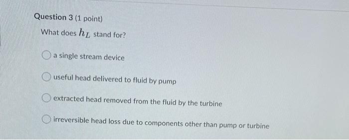 Solved Question 3 (1 point) What does hi stand for? O a | Chegg.com