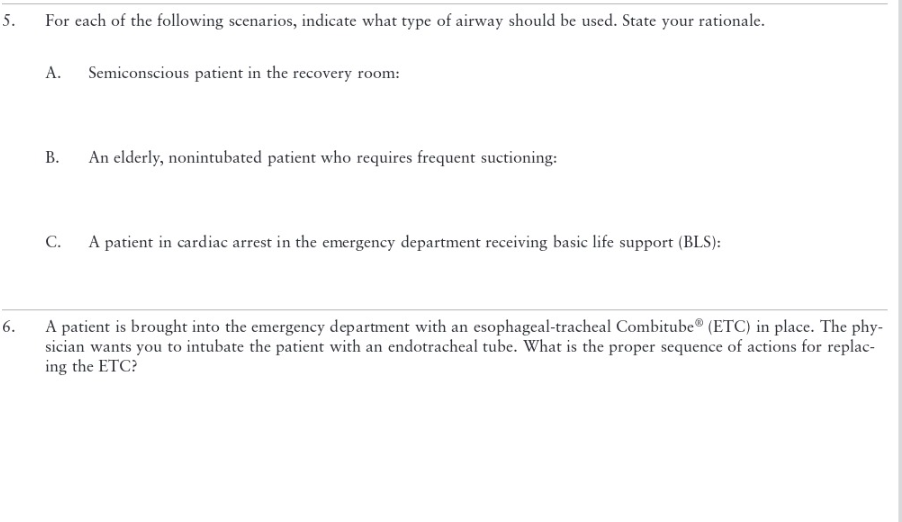 Solved For each of the following scenarios, indicate what | Chegg.com