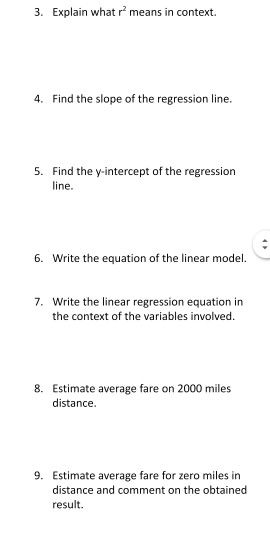 Solved The Table Below Represents The Two Variable Data Set 7544