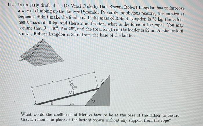 Solved 1.5 In an early draft of the Da Vinci Code by Dan | Chegg.com