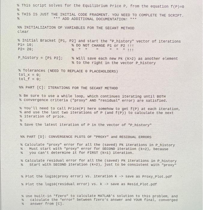 Following the instructions below, you'll solve for P | Chegg.com