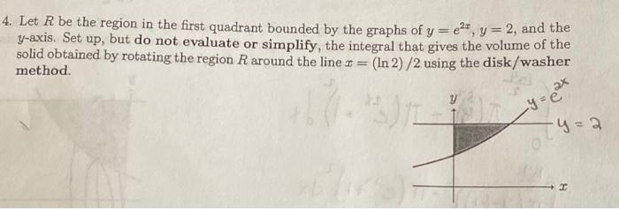 Solved 4. Let R be the region in the first quadrant bounded | Chegg.com