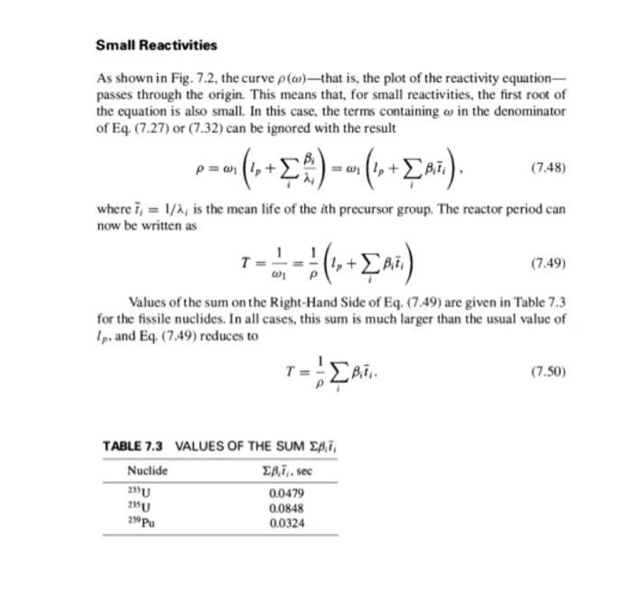 Small Reactivities As shown in Fig. 7.2, the curve p | Chegg.com