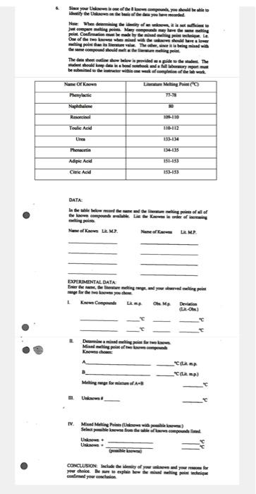 Solved MELTING POINT DETERMINATION INTRODUCTION Melting | Chegg.com