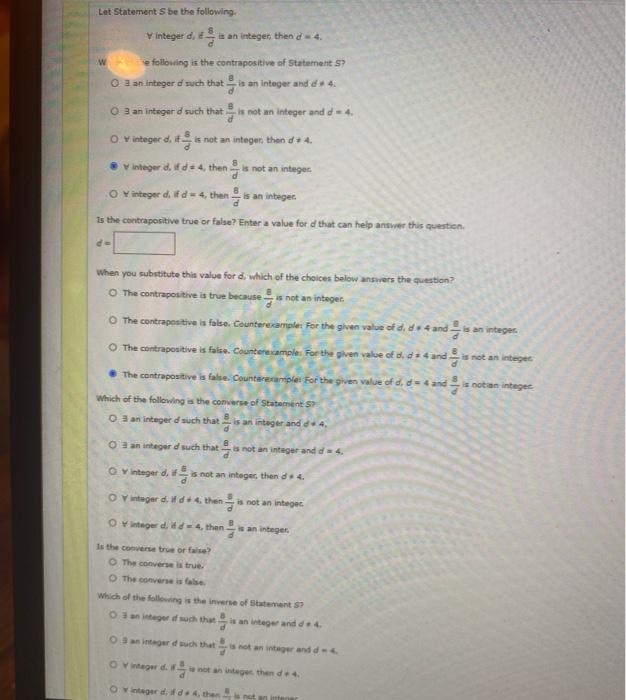 Solved Let Statements be the following integer de is an | Chegg.com