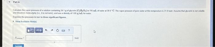 Solved Express the peessure in tori to three significant | Chegg.com