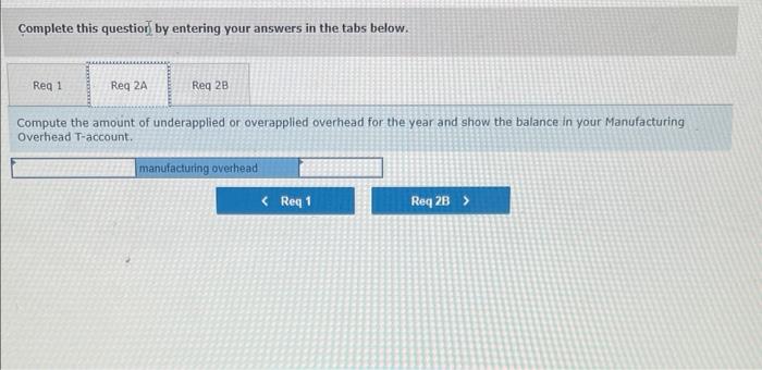 Solved Exercise 3-9 (Algo) Applying Overhead; T-accounts; | Chegg.com